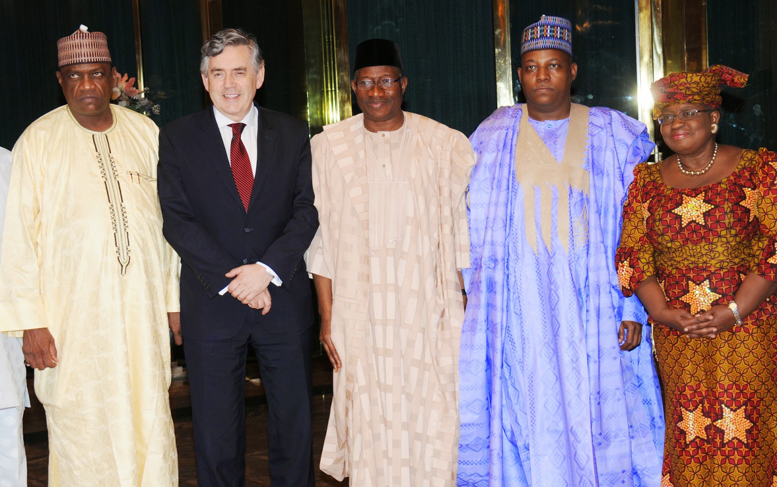 President Goodluck Jonathan Hosts Fomer British PM, Governors kashim ...