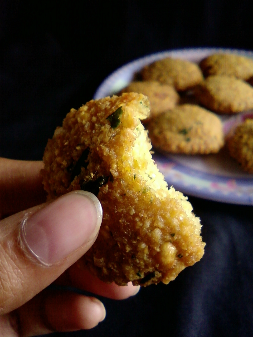 Meal Maker Masala Vada ~ Soya Chunks Vadai - Blend with Spices