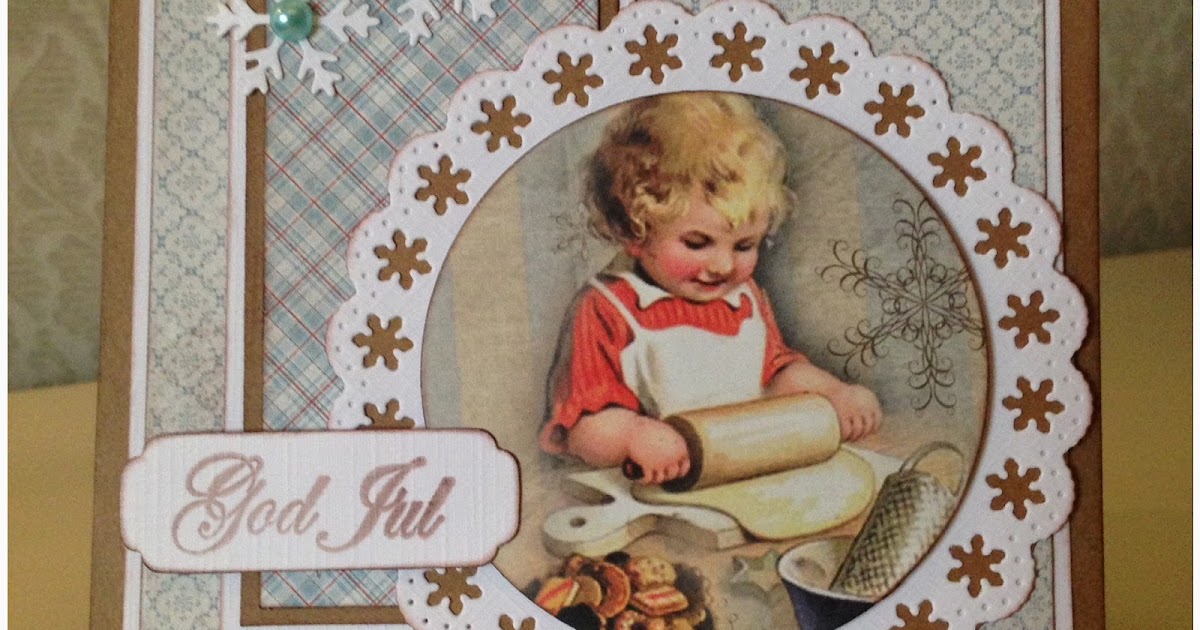 Randis hobbyverden: Vintage julekort med Maja Design