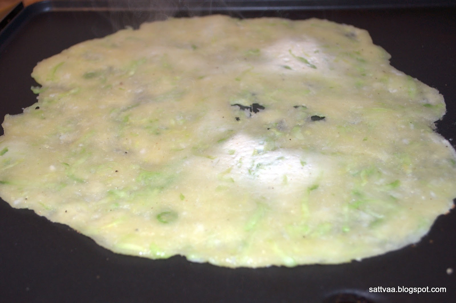 Sattvaa: Cucumber rave rotti - fusion of dosa and rotti