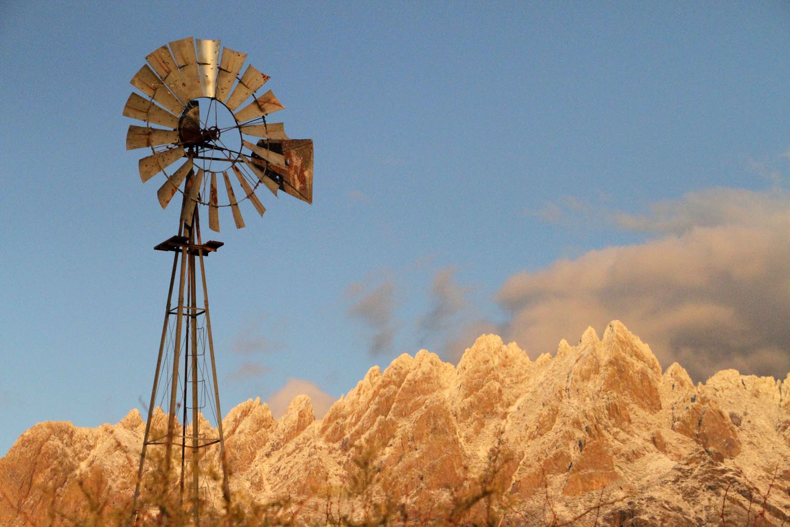 Views from Soledad Canyon: Snow in the Organs