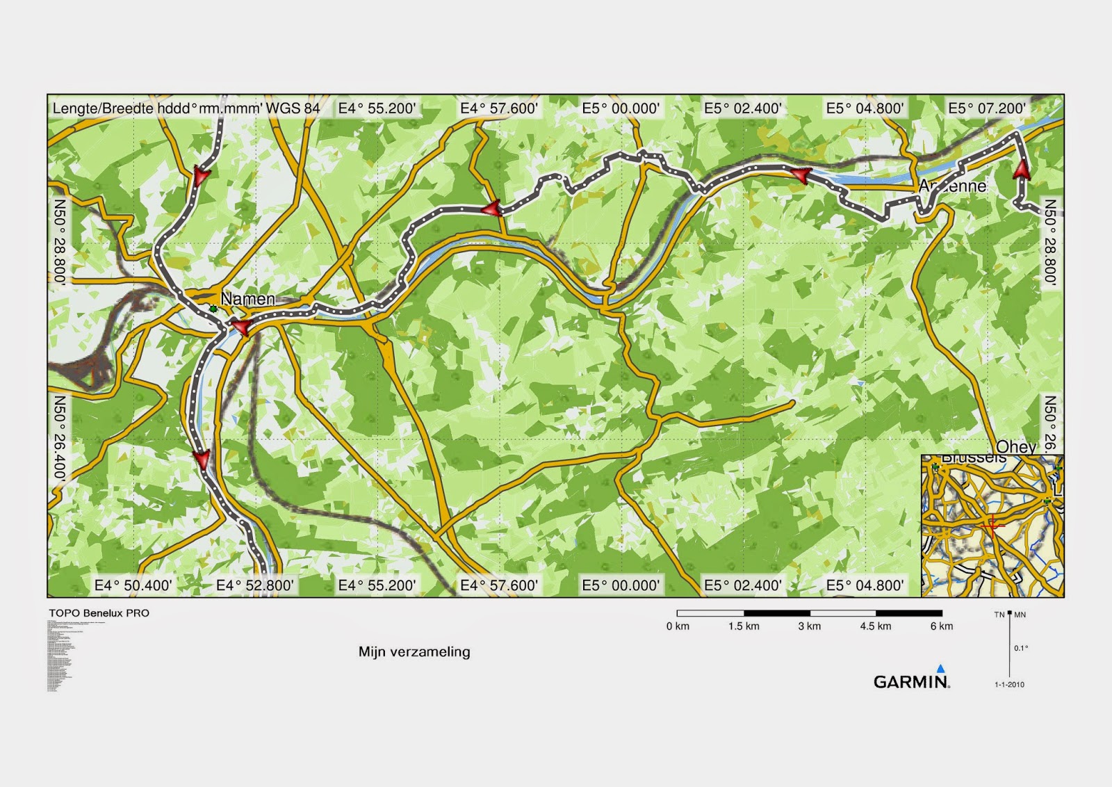 Wandelen naar Santiago: Via Mosana naar GR 654