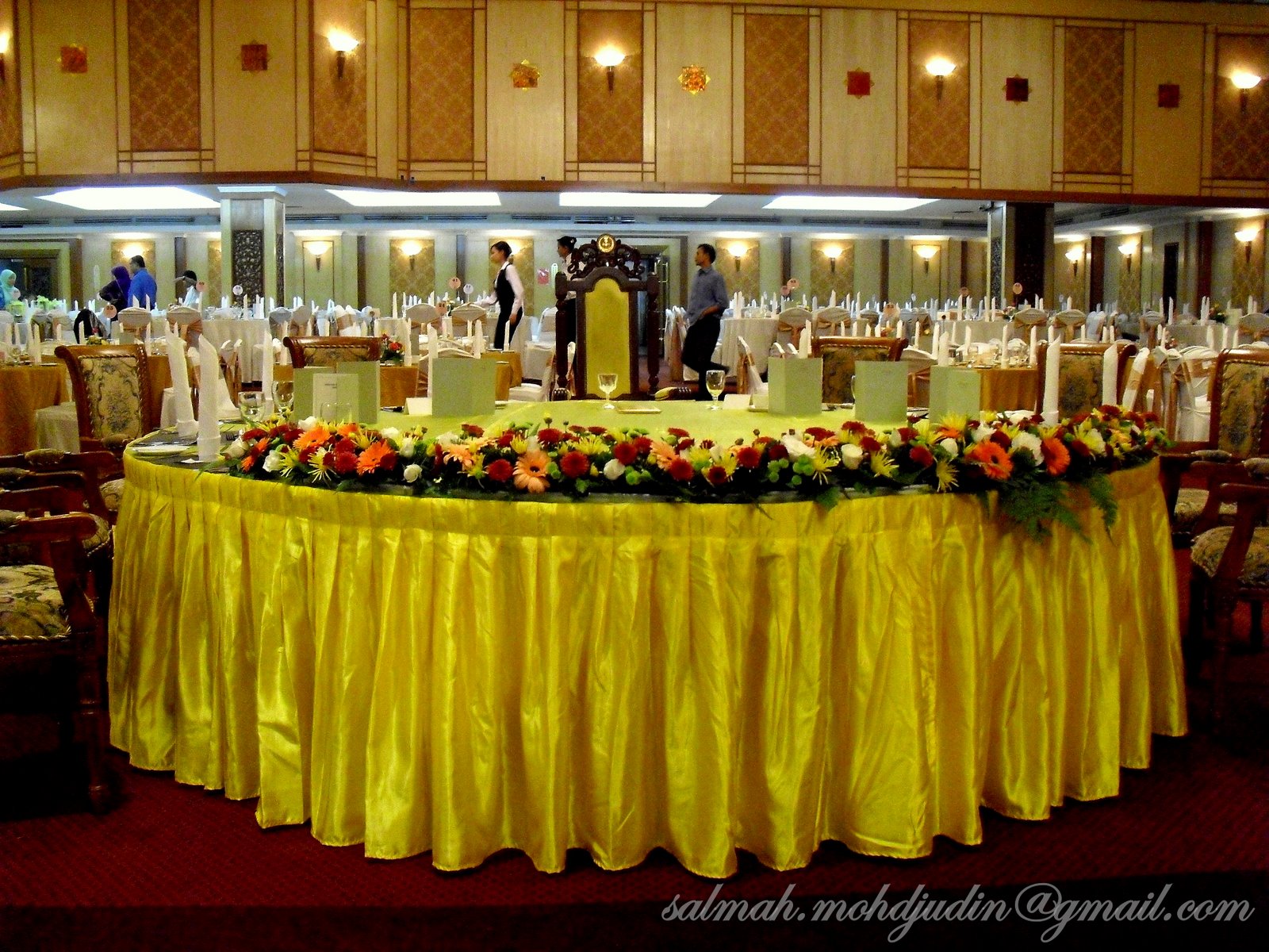 Cutting Flower & Perhiasan Bunga: Grand Dinner