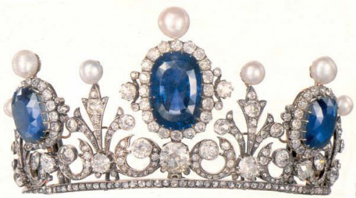 Marie Poutine's Jewels & Royals: Sapphire and Diamond Tiaras