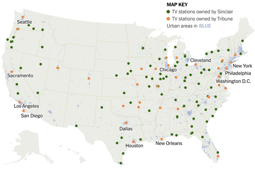 Media Confidential: Sinclair To Spin Off Trib TVs In NY