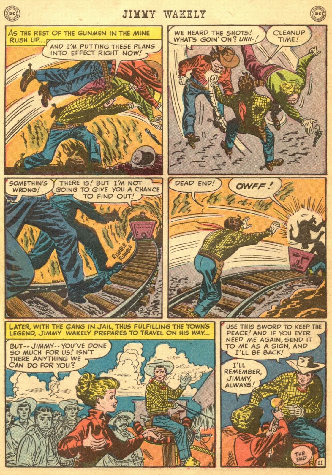 The ALEX TOTH archives: TOTH - JIMMY WAKELY 01 the Cowboy Swordman ...