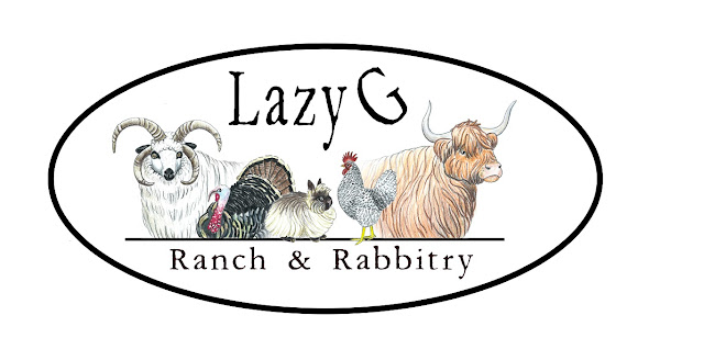 Lazy G Ranch and Rabbitry: New Logo