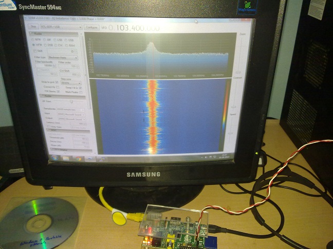 RTL-SDR with Raspberry Pi 'PiFm' project