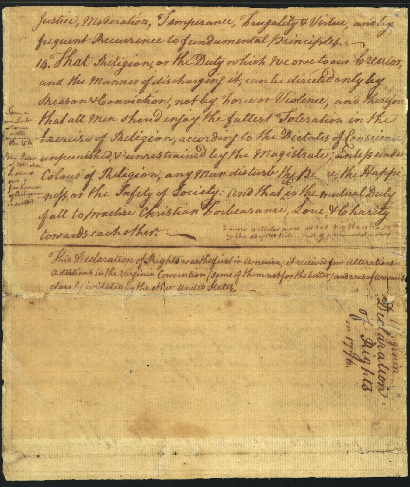 Virginia Declaration of Rights