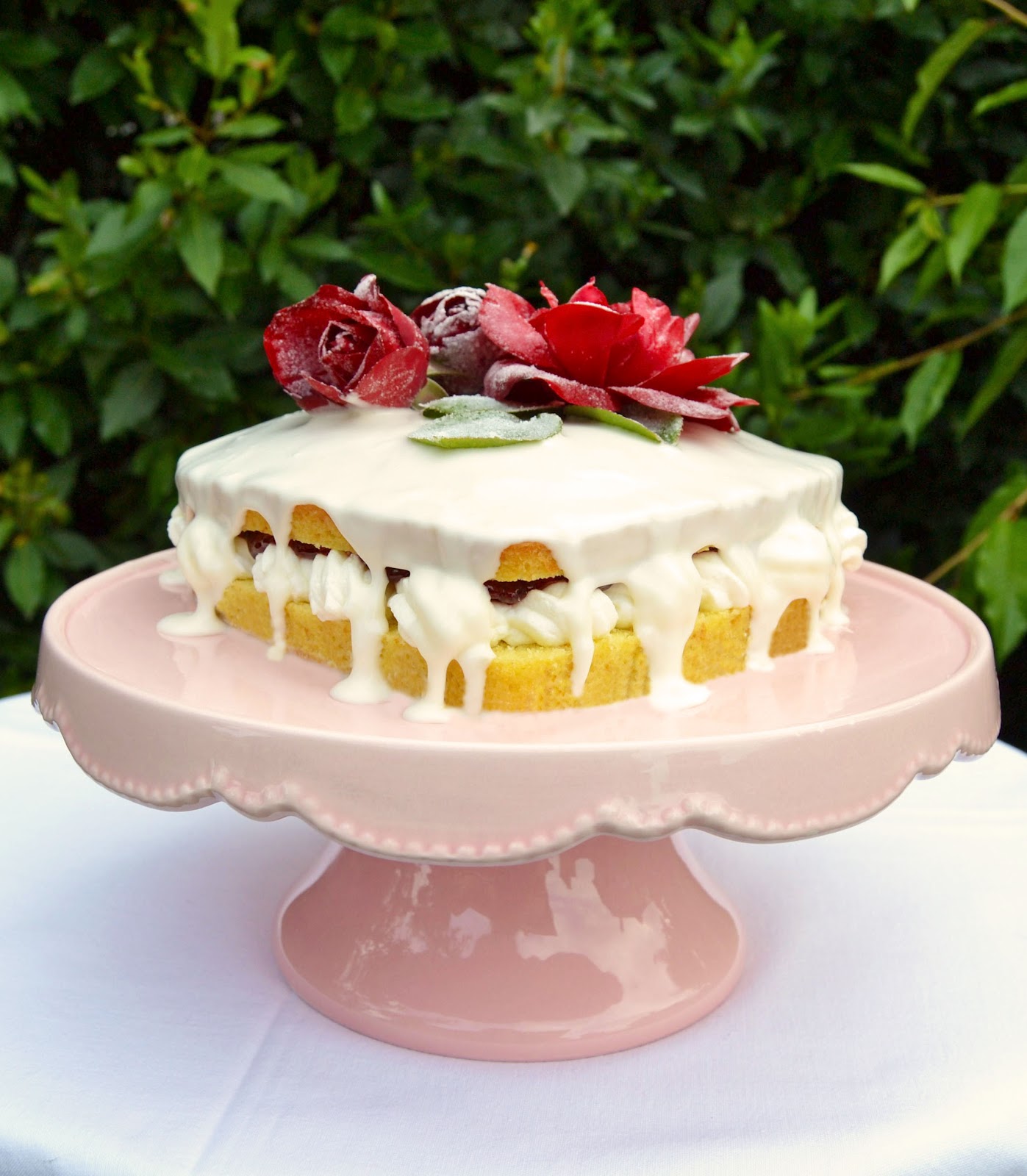 Le Ricette del Bosco Fatato: Victoria Sponge Cake alle rose
