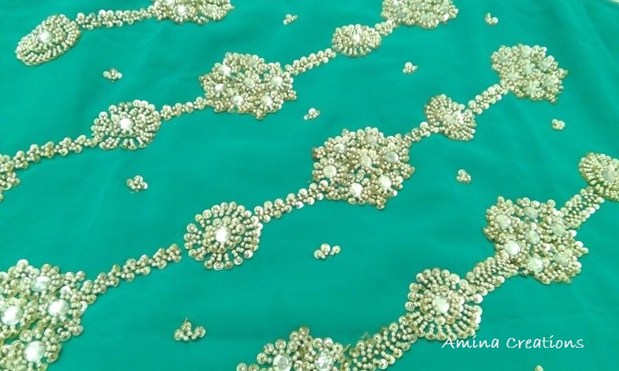 AMINA CREATIONS: MOTI CHAMKI AND STONE EMBROIDERY DESIGNS