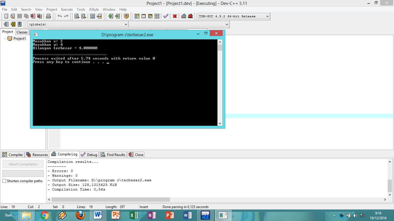Jurusan Elektro Universitas Panca Marga: Menjalankan Program C di ...