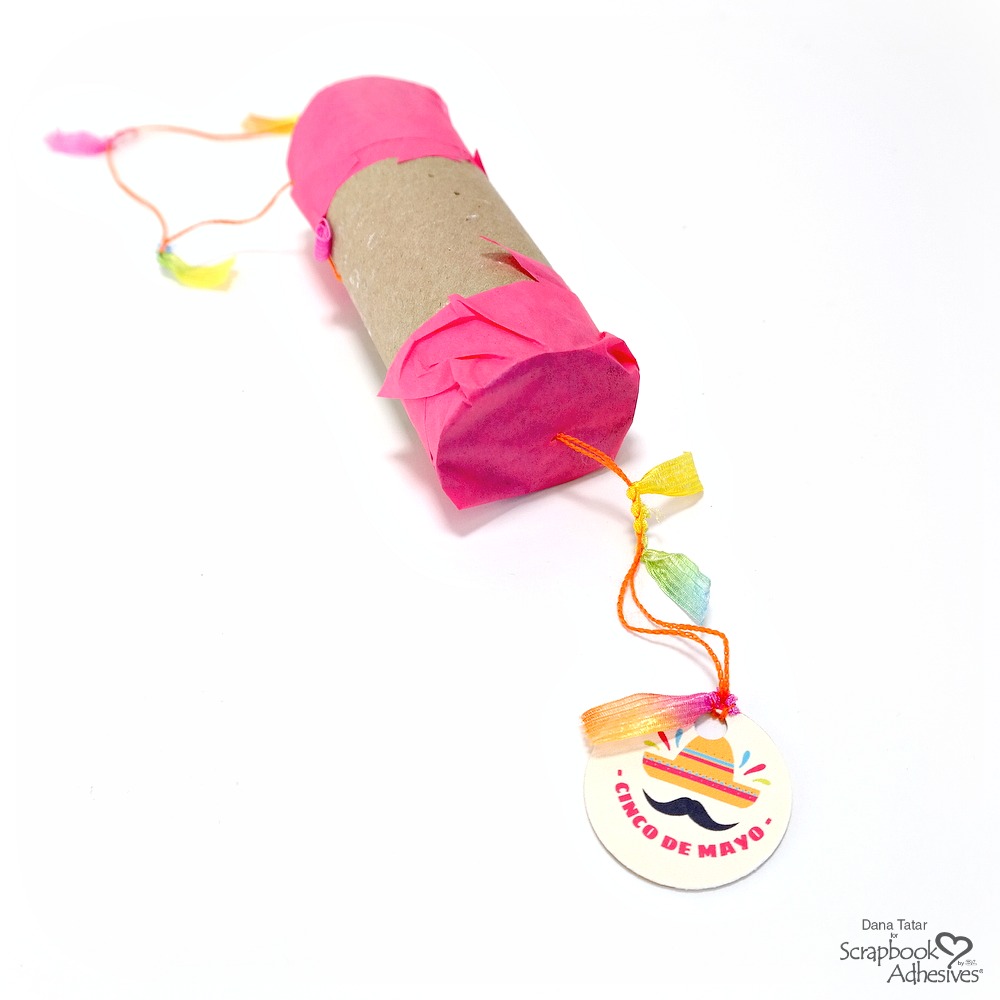 DIY Personal Pinatas for Cinco de Mayo - Scrapbook Adhesives by 3L