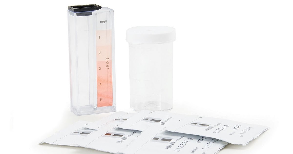 Iron (Fe²⁺ & Fe³⁺) Chemical Test Kit HI3834 - Mission Scientific Company