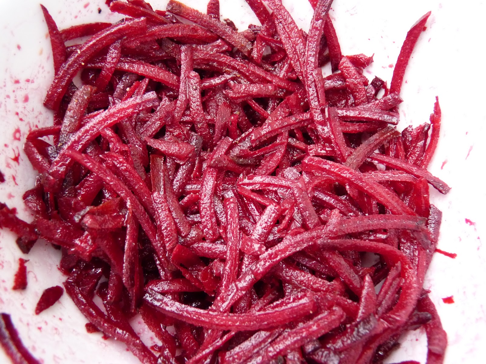 Une gourmande au Québec: Salade de betteraves râpées