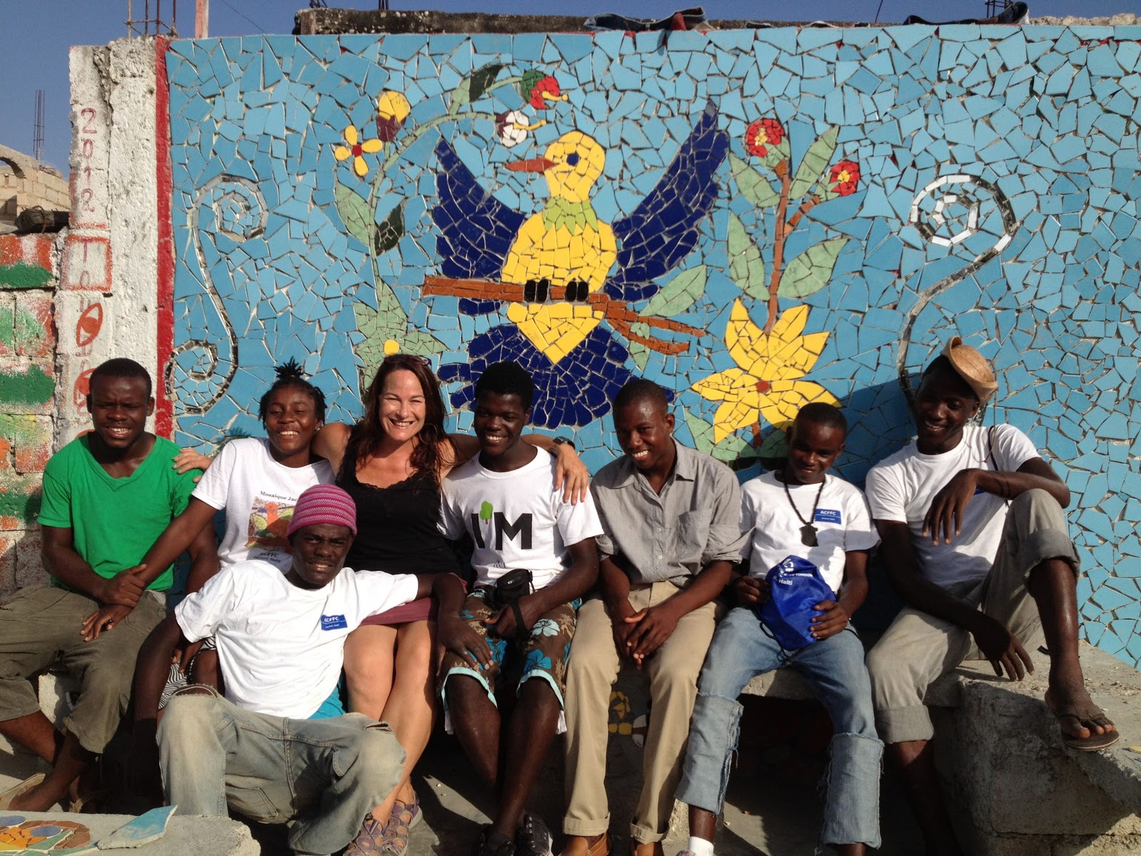 Laurel True: True Mosaics Studio: Global Mosaic Project: Jacmel, Haiti ...