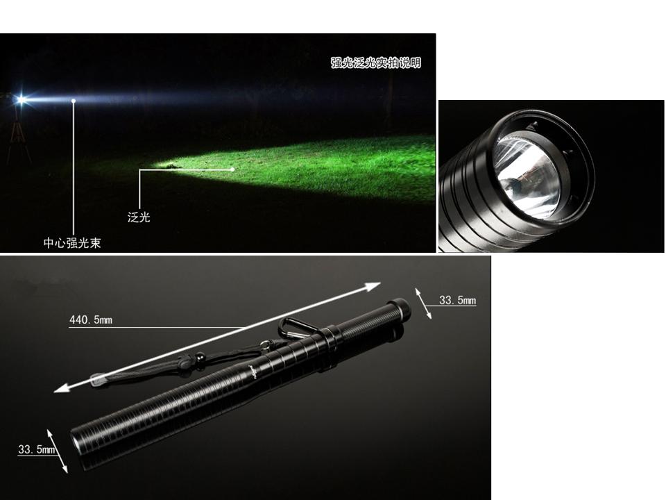 kim pin: Baseball Bat Led Flashlight