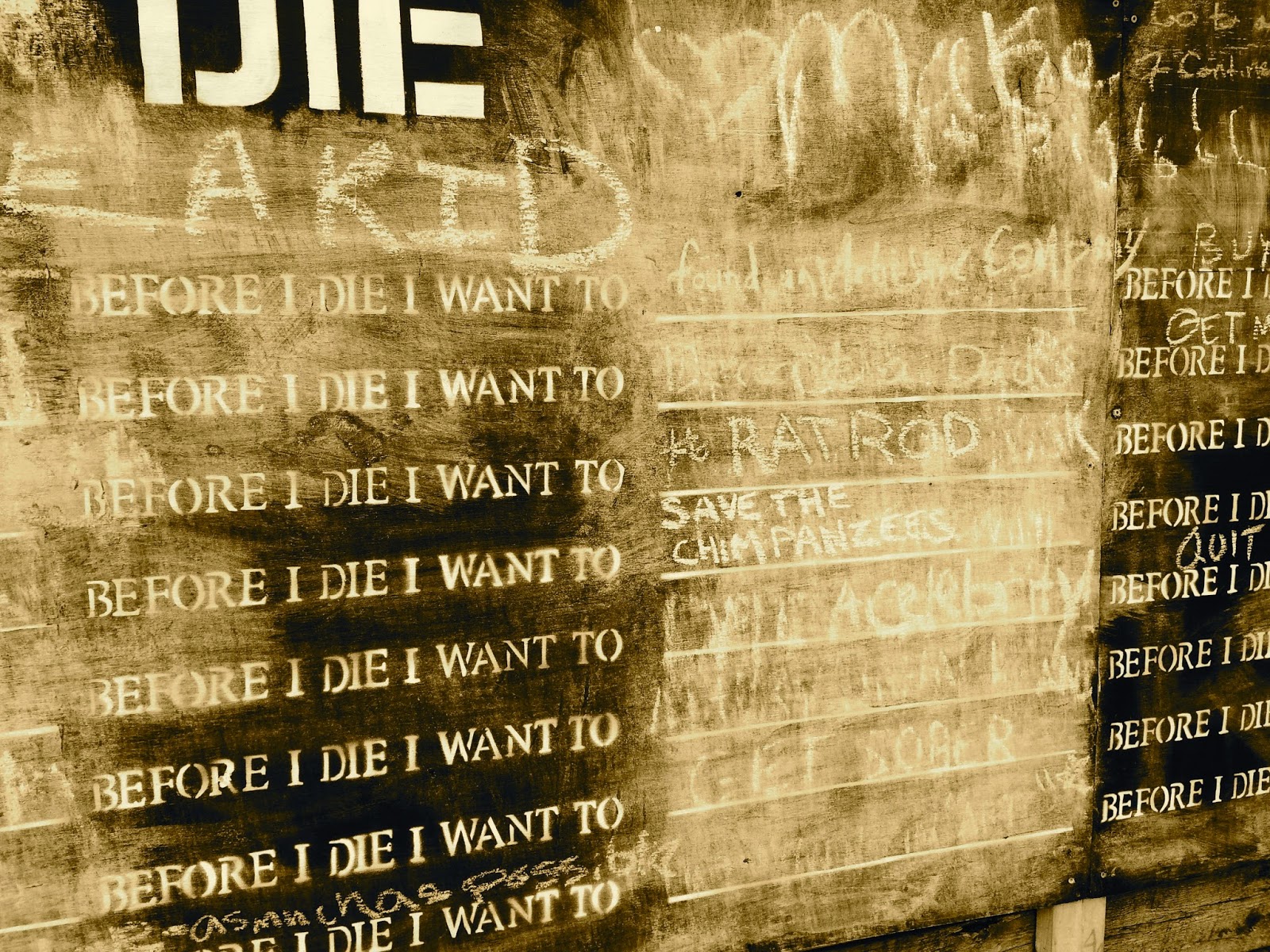 The Lotus Sutra Chronicles: Before I Die...Chalkboard Wishes