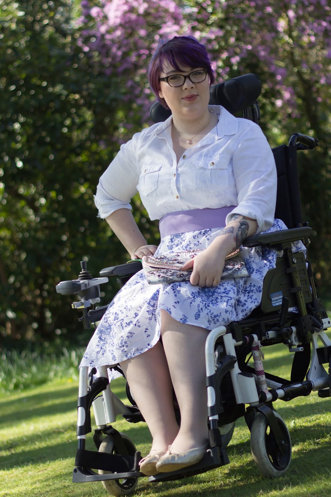Wheelchair Fashion: Floral Princess | Wheelingalong24