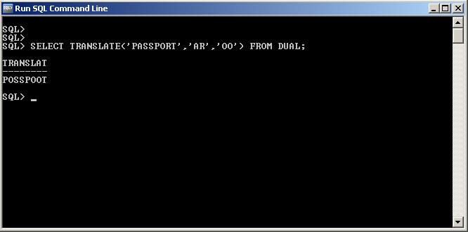 How to perform a character wise replacement of a string in Oracle ...