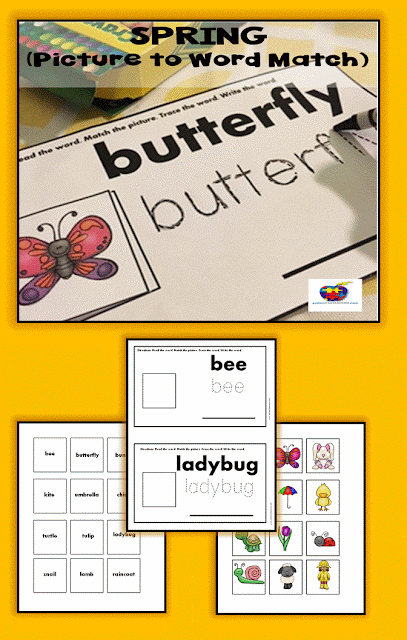 Autism Classroom: Looking Forward to Spring with File Folders, Language ...