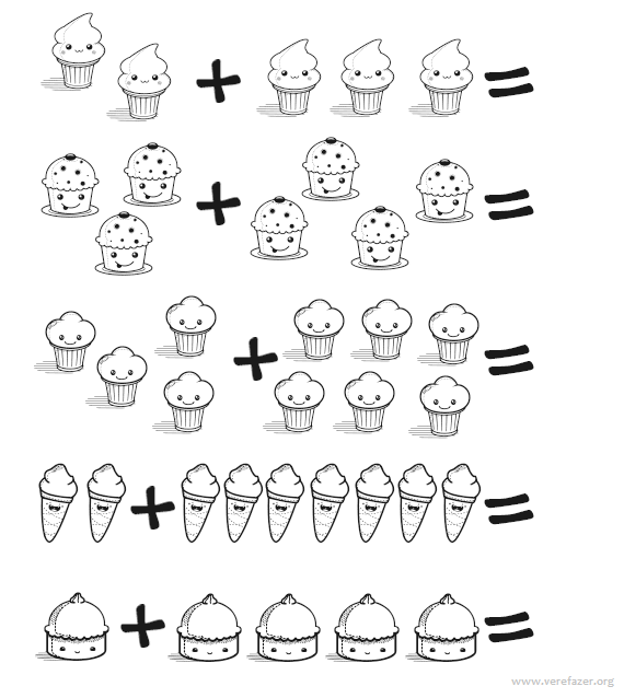 Atividades pré escolar matemática