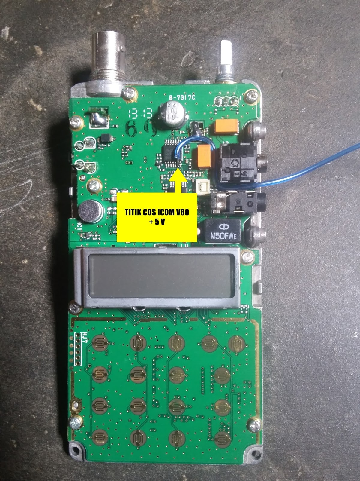 HOBBY RADIO COMMUNICATION REPEATER HT VHF/UHF: COS RADIO ICOM V80