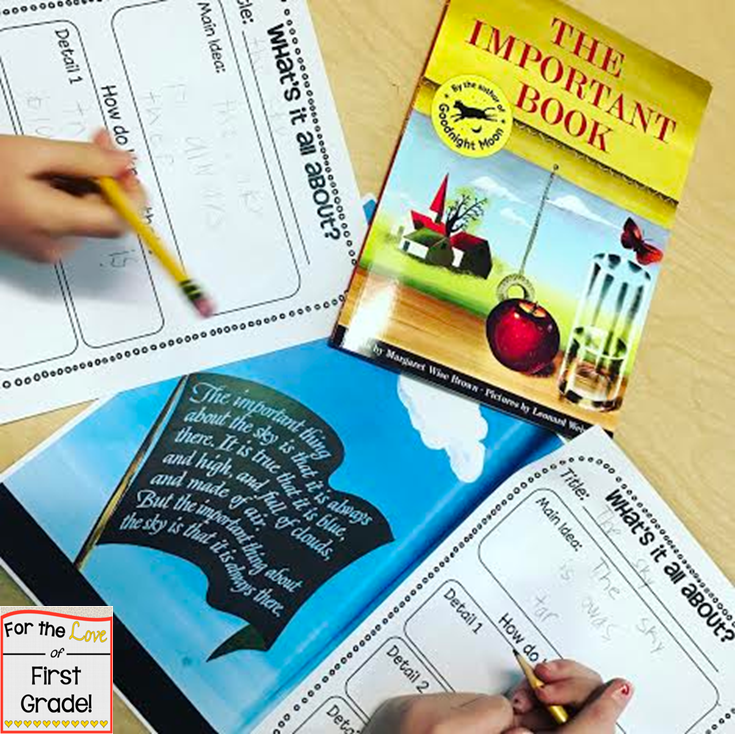 For the Love of First Grade: This Book is Important