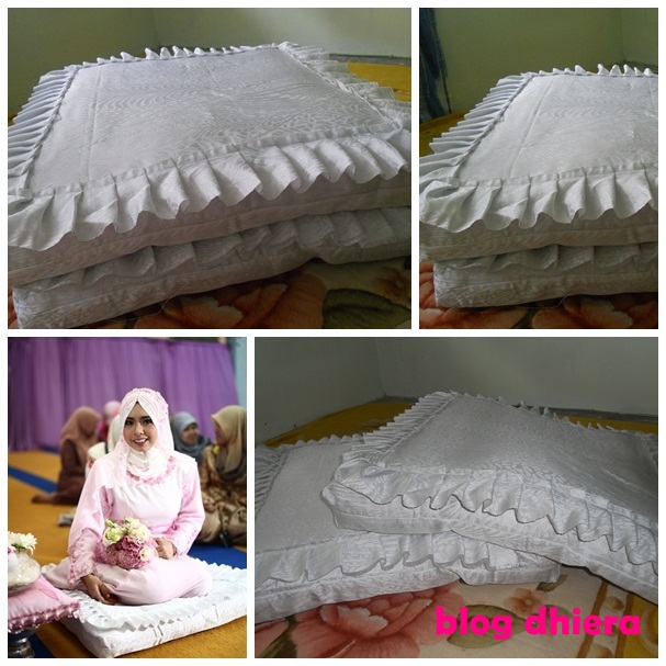 Wedding rental: bantal nikah | diari kahwin dhiera
