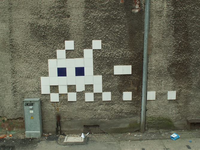Invader Mosaic Art - Manchester | Graffter Gallery