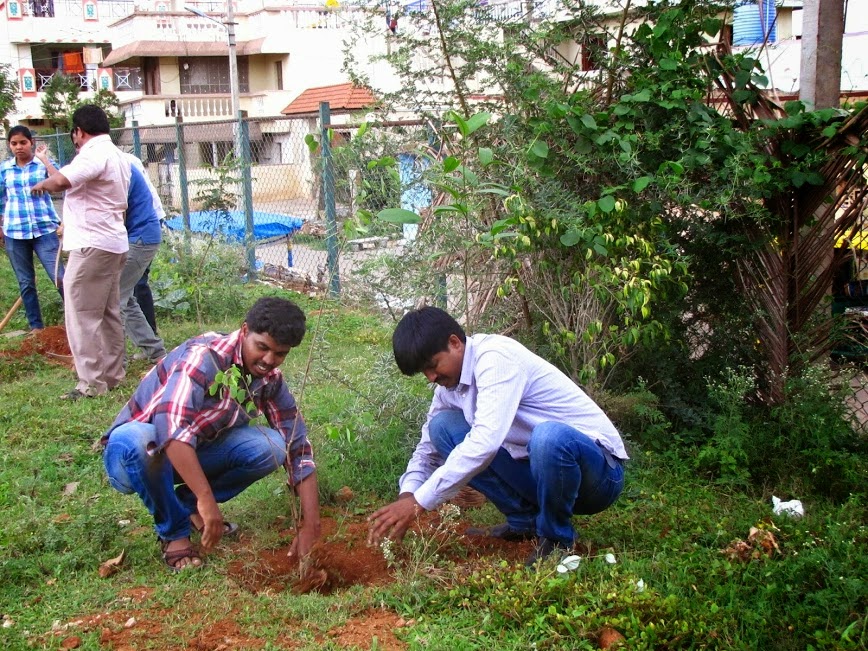 Let's Integrate For Environment: Tree planting at Kalkere Kalyani, July ...
