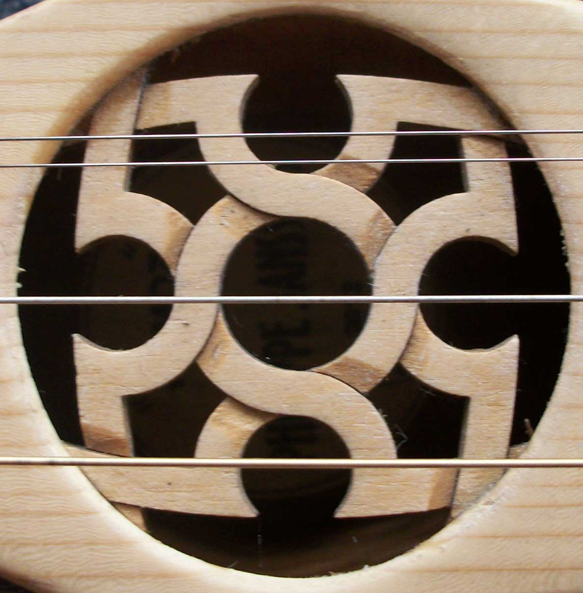 The Melochord: making a hand carved Rosette