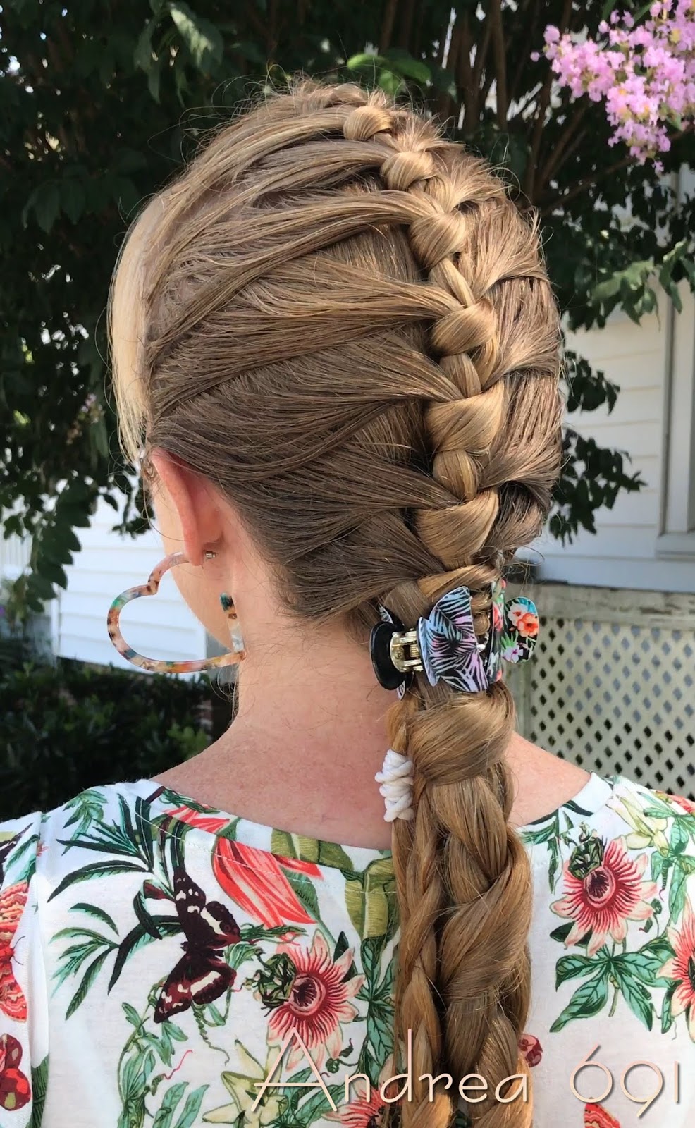 Braids & Hairstyles for Super Long Hair: Wrap-around French braid