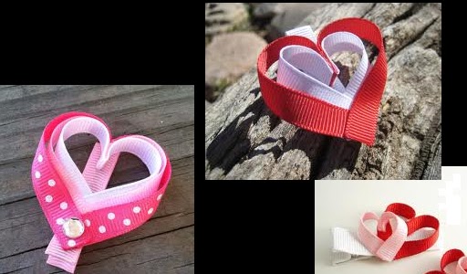 Todo Para Eventos: CORAZONES DE LISTONES.