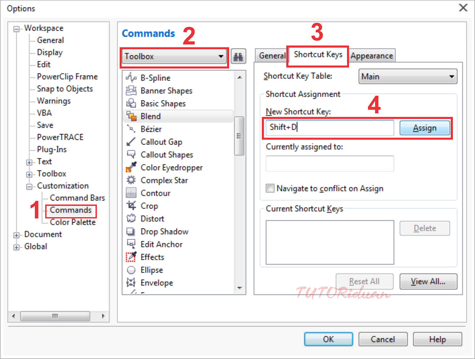Kumpulan Shortcut Coreldraw