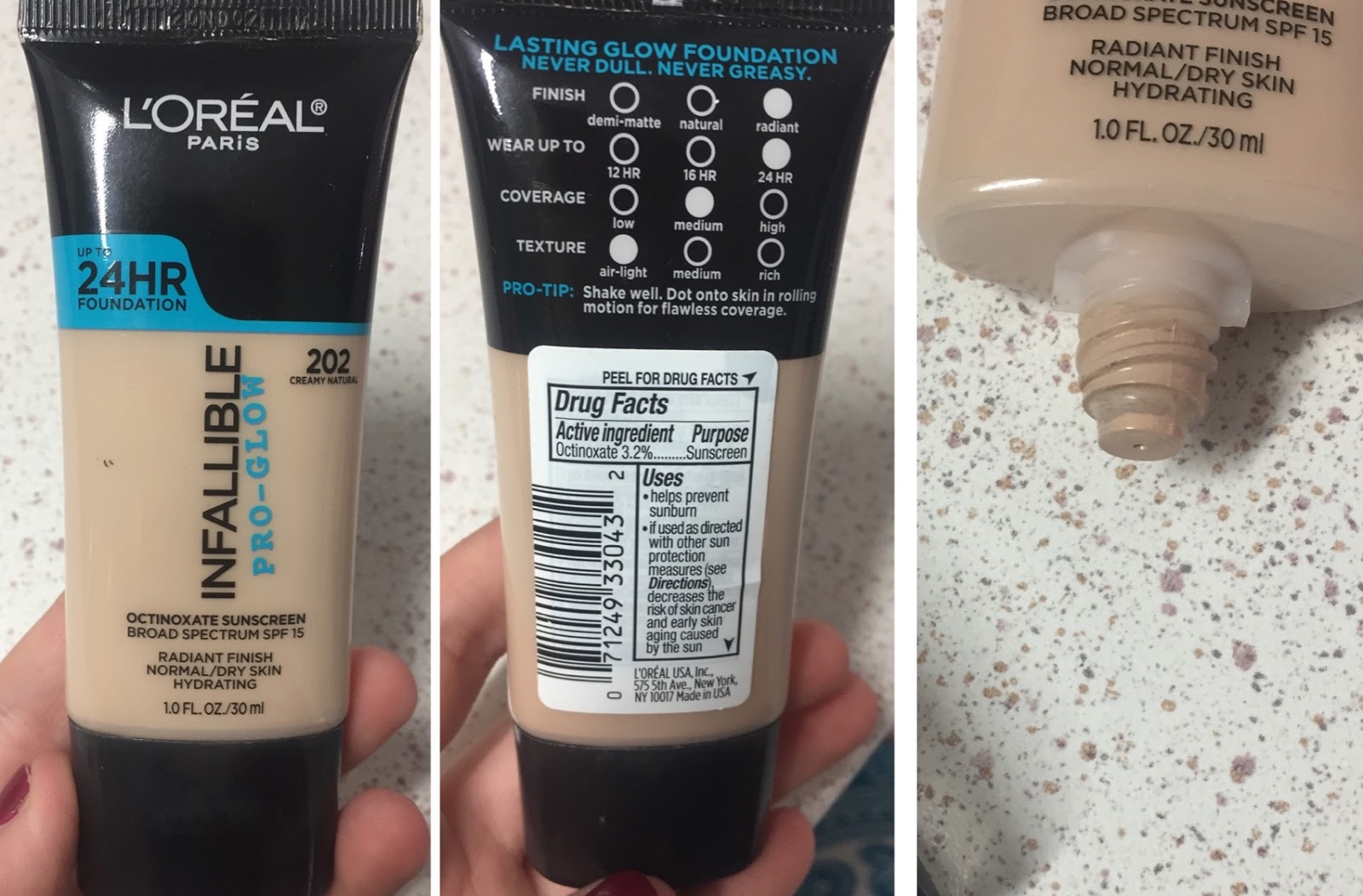 nery's makeup: Review nueva base L'oreal Infallible Pro Glow Foundation