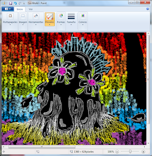 El arte : Dibujos increíbles hechos en paint