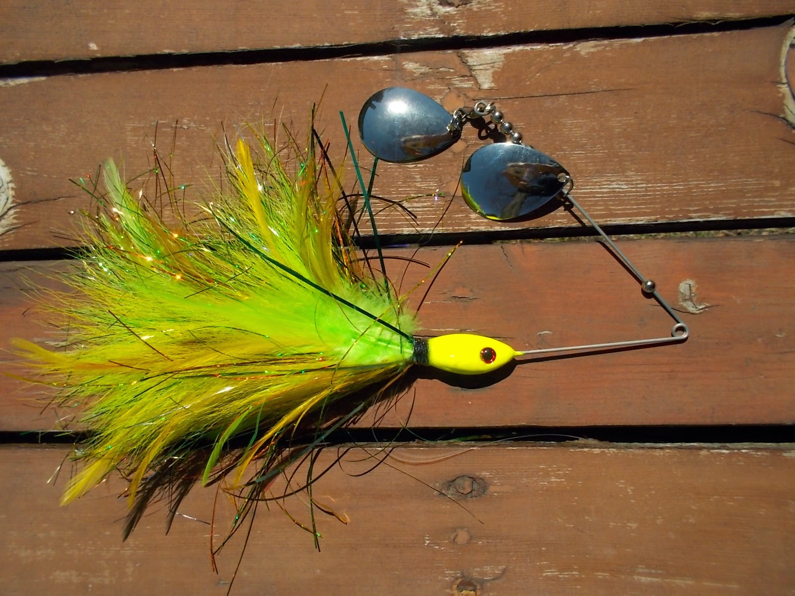 CHARLES WEISS ART: Videki Lures are the World's Best Spinners for Muskie!