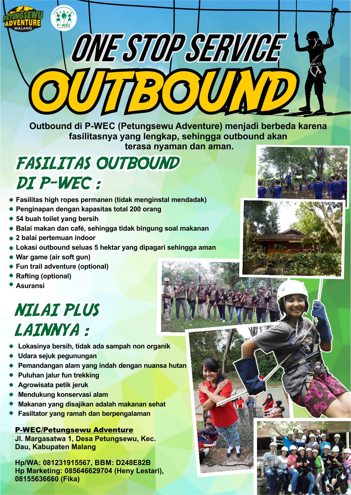 PETUNGSEWU ADVENTURE : Paket Outbound Terlengkap di Jawa Timur