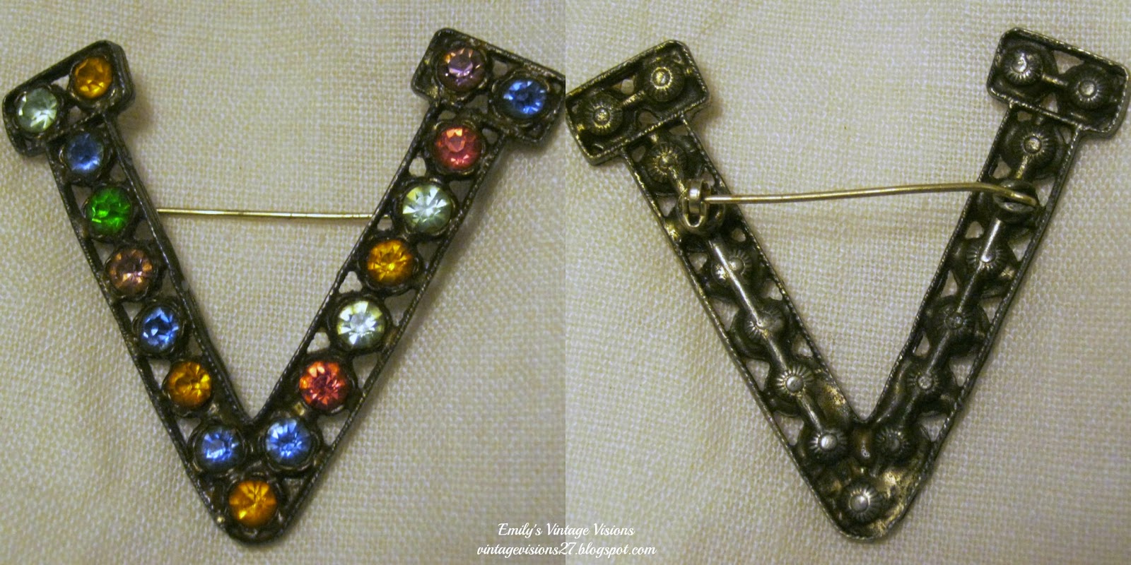 Emily's Vintage Visions: WWII Victory Pins! - Part 2, Sweetheart Pins