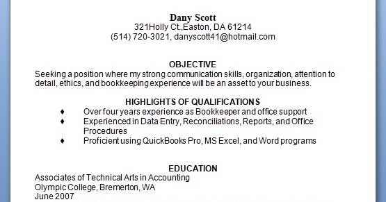 Temporary Receptionist Sample Resume Format in Word Free Download