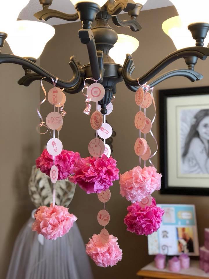 Tracys Treasures: Baby Mobile Decoration for the Baby Shower