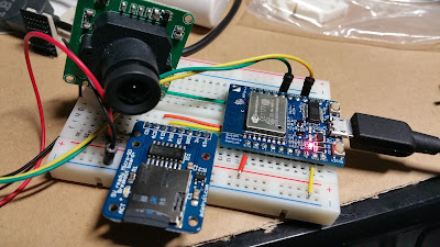 工作と小物のがらくた部屋: Adafruit TTL Serial Camera (VC0706) を ESP8266 で動かしてみる