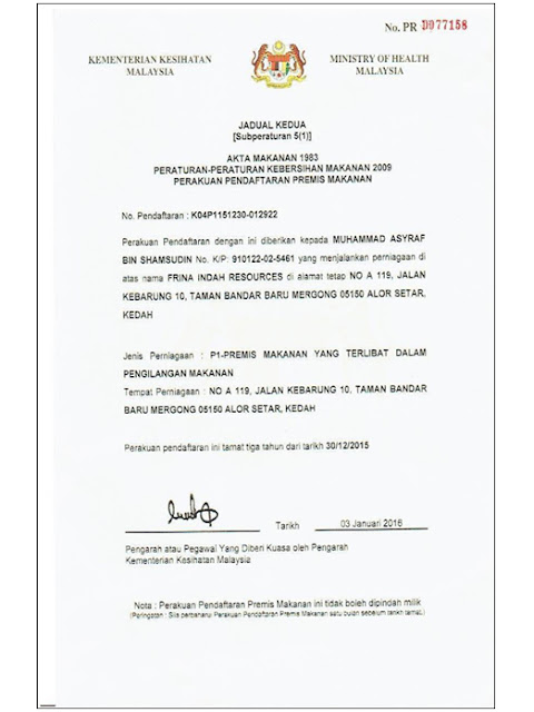 Bawang Goreng Madu Che Din: FOSIM Kementerian Kesihatan Malaysia