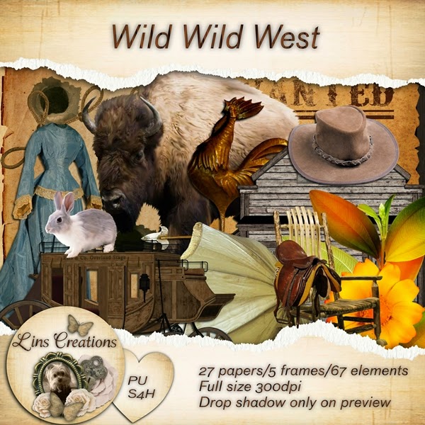 Lindsay's Ramblings: Wild wild west kit and Two CU packs