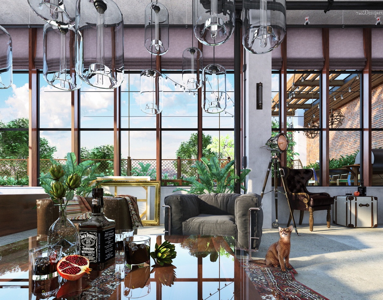 Loft v pánskom štýle | Štýly bývania