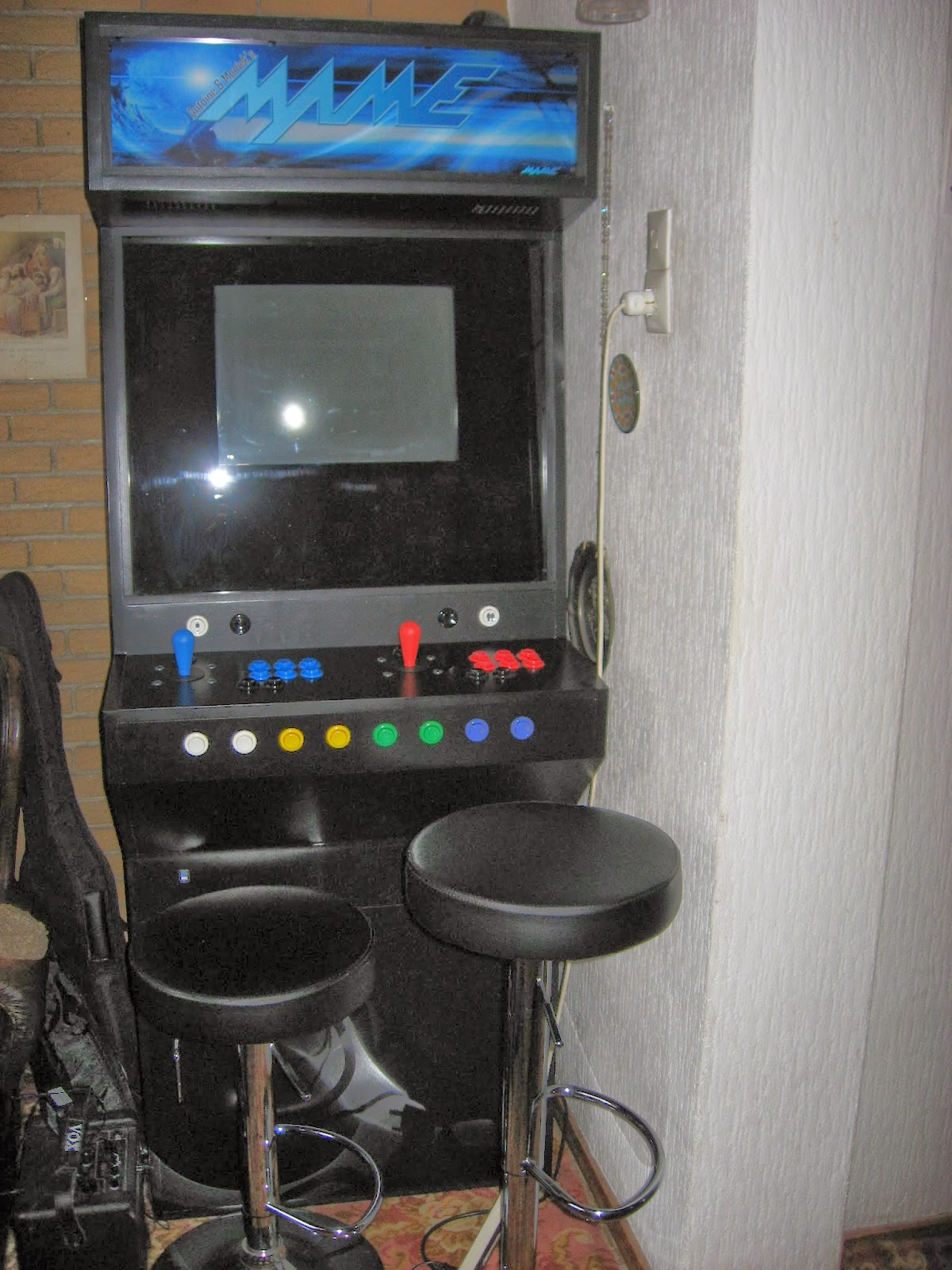 Crea Mon: Hout / Electro - Arcade kast