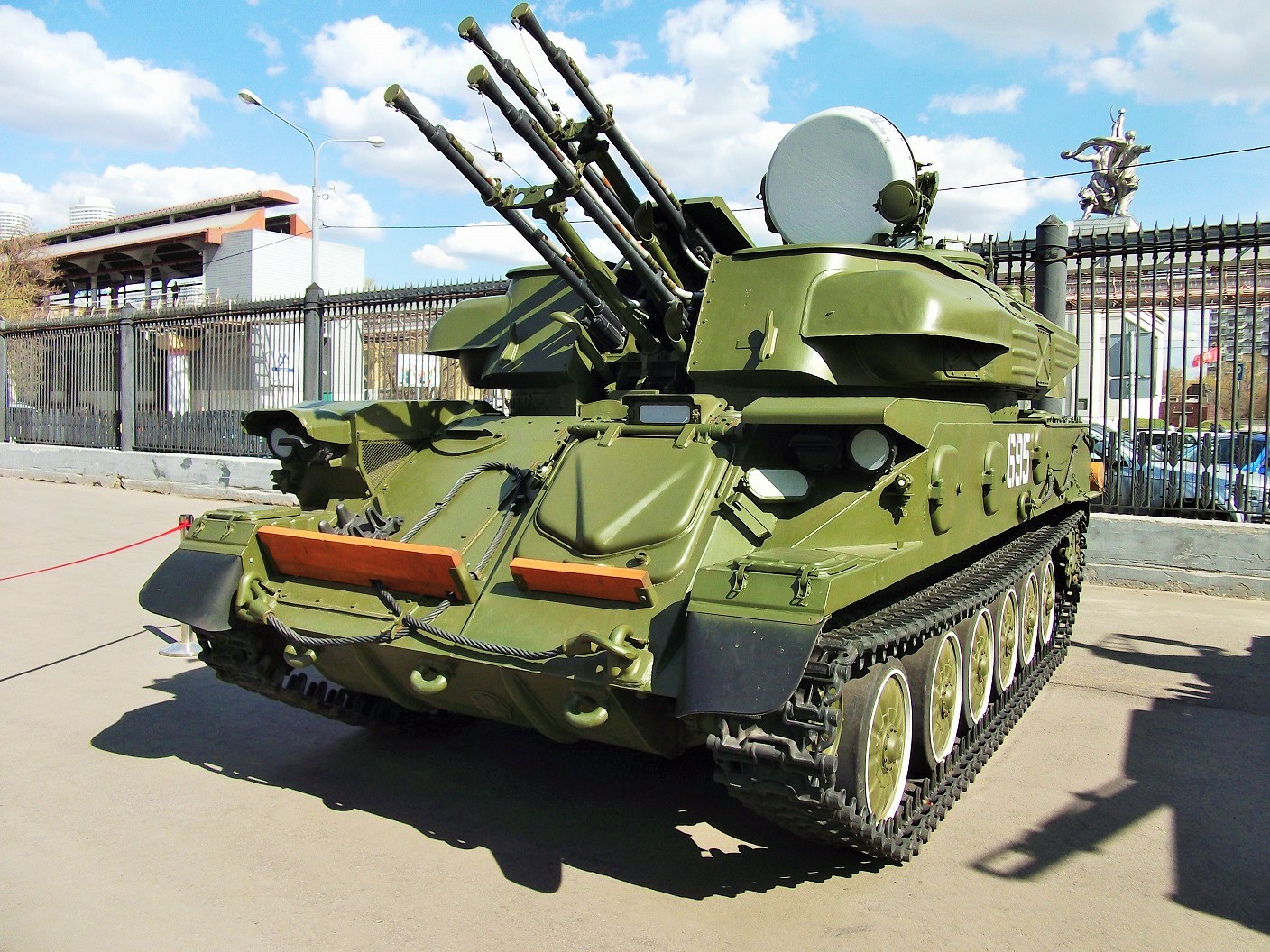 Spotted...cars in Moscow: Shilka on Display