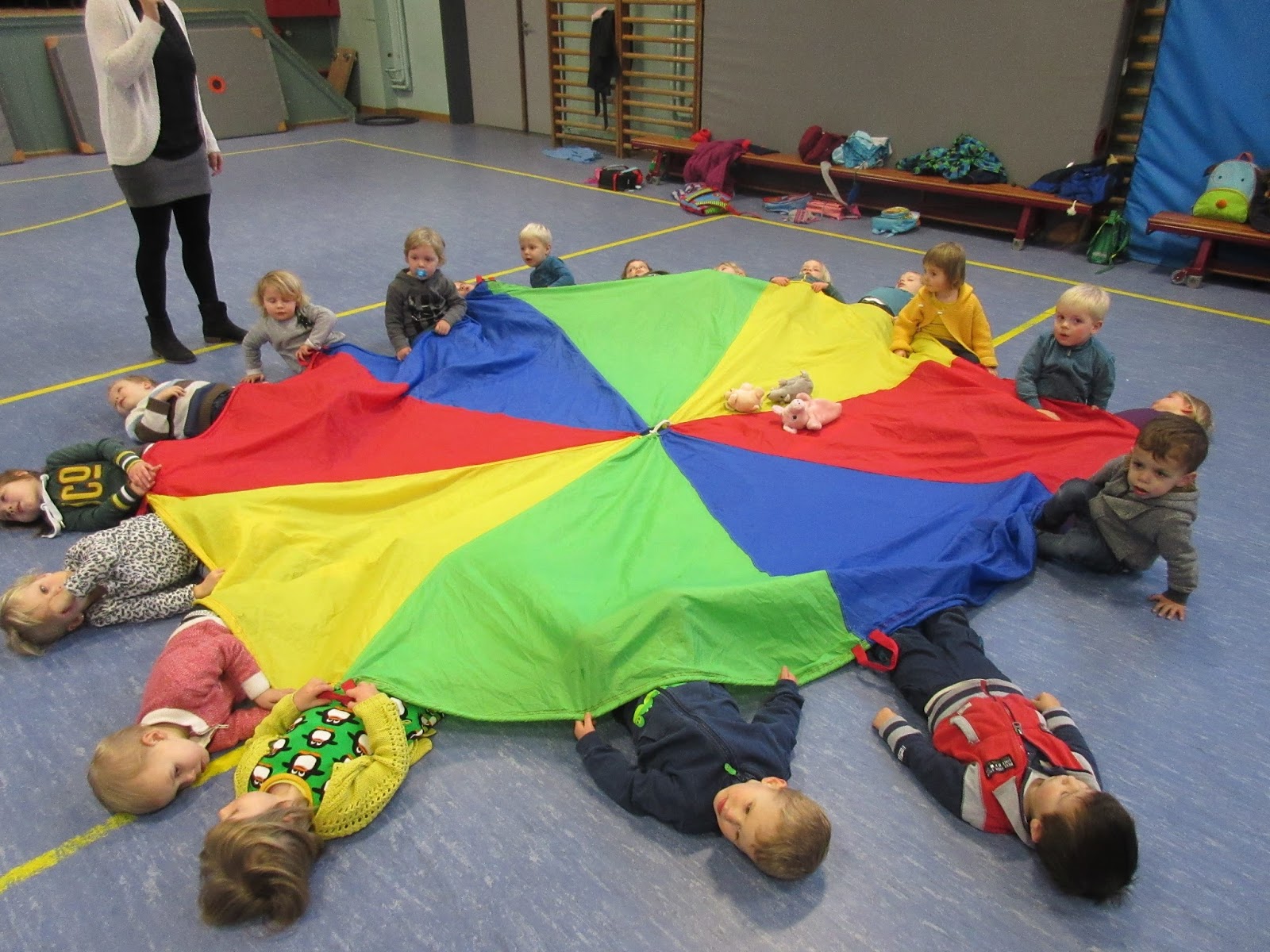 Peuterklasje: Thema stofjes en doeken