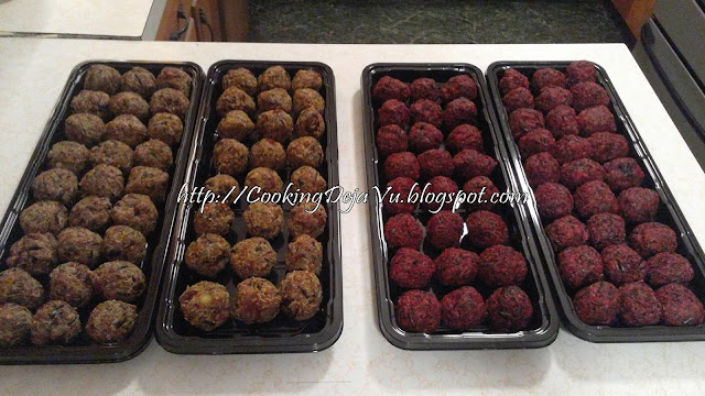Cooking Deja Vu: Sweet Red and Spicy Black Quinoa Balls